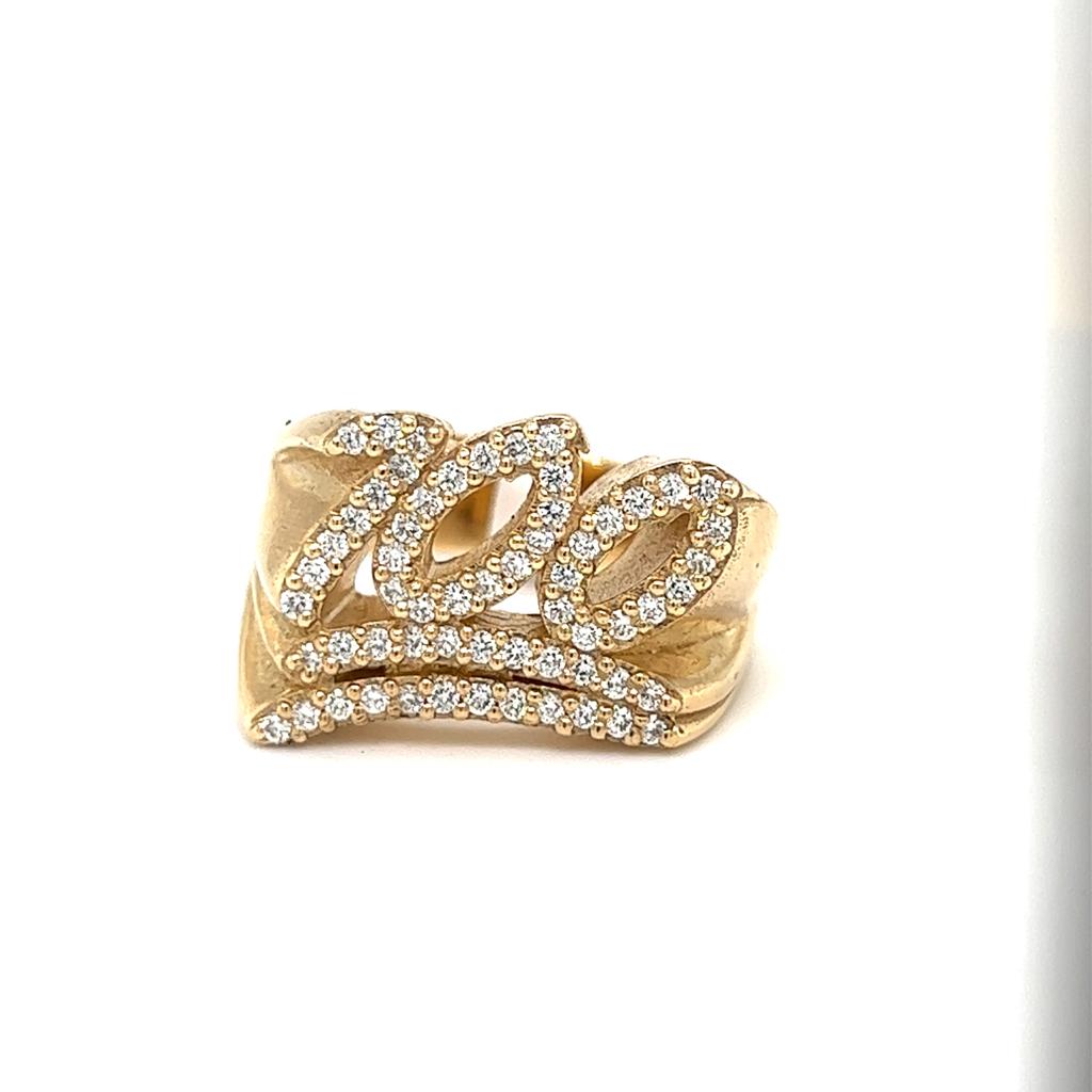 Large 100 Ring – Giggy Jewellery